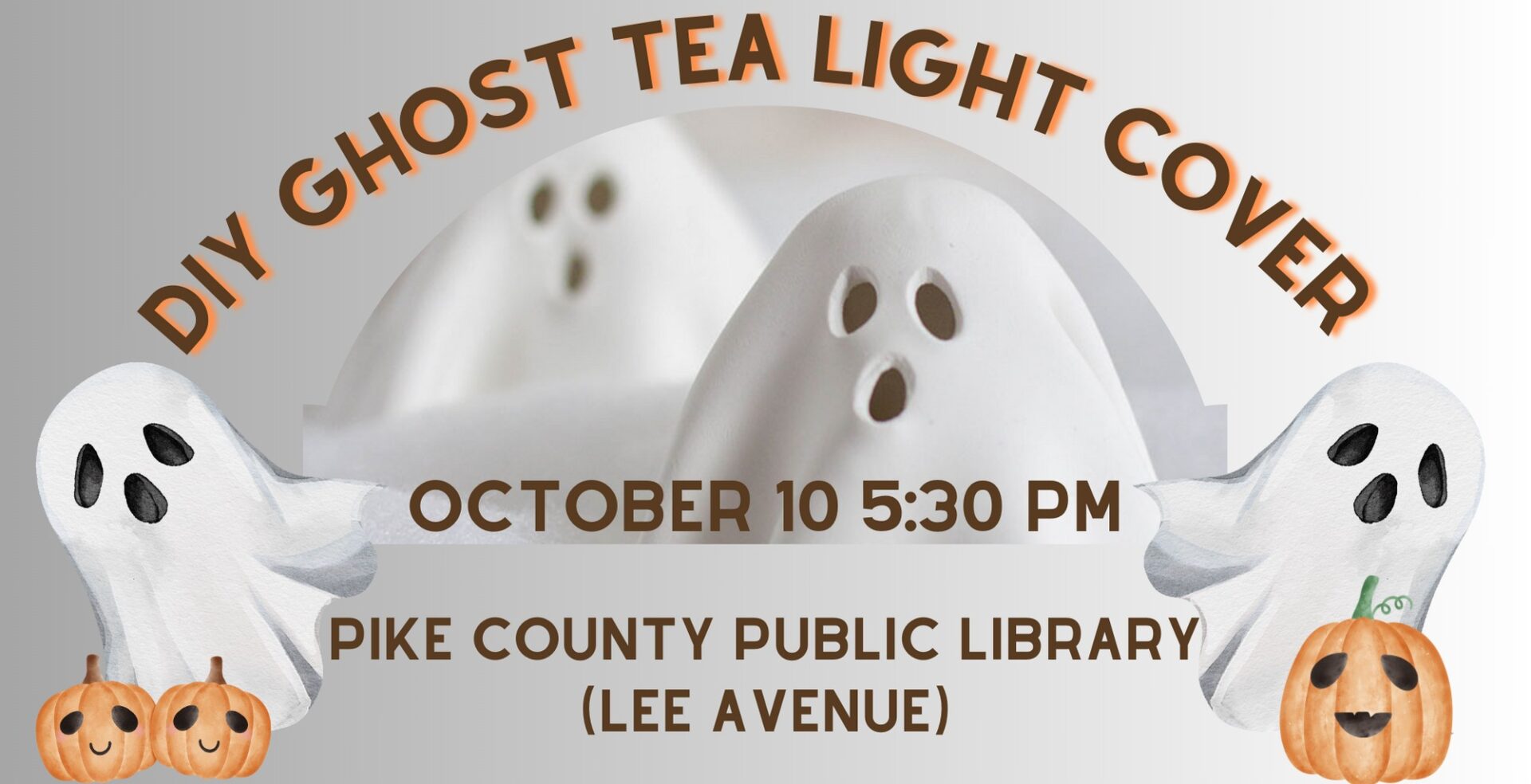 Ghost Tea Light Craft - Visit Pikeville