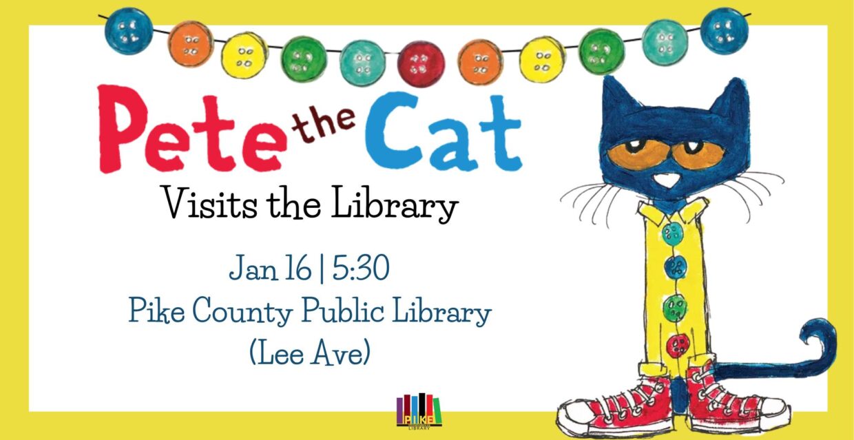 Pete the Cat will visit the Library - Visit Pikeville