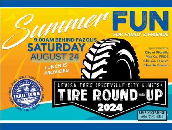 2024 Levisa Fork Pikeville City Tire Round Up! - Visit Pikeville